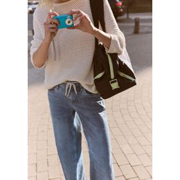 Damen Loose-fit-Jeans, blau, Gr. 30, STREET ONE STUDIO, unifarben, Jeans, Obermaterial: 57% Baumwolle, 20% Viskose, 20% Polyester, 3% Elasthan.