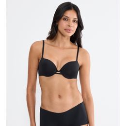 Triumph Damen B&uuml;gel-BH "Body Make-Up Illusion", Gr. 75, schwarz, Microtouch, Obermaterial: 48% Polyamid, 37% Polyester, 15% Elasthan, Basic, BHs,