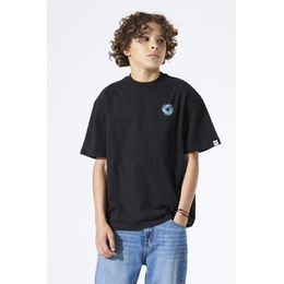Garcia Jungen T-Shirt, schwarz, Gr. 128, bedruckt, Jersey, Obermaterial: 100% Baumwolle, Shirts, mit Print for BOYS