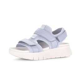 Gabor Damen Plateausandaletten "Plateau Sandale", Gr. 42, blau, Schuhe