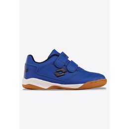 Lotto Kinder Hallenschuh, Gr. 28, blau, Synthetik, Schuhe, mit Klettverschluss
