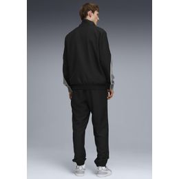 Puma Herren Jogginganzug "WOVEN COLORBLOCK SUIT"Puma schwarz, Gr. XL, unifarben, Twill, Obermaterial: 100% Polyester, Sportanz&uuml;ge, Jacke mit hohem