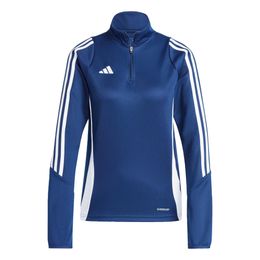 adidas Performance Sportshirt 'Tiro 24' Damen Gr&ouml;&szlig;e L dunkelblau / wei&szlig;