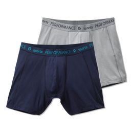 Tchibo - 2 Sport-Slipboxer - Herren - Gr. Xl/7 - dunkelblau