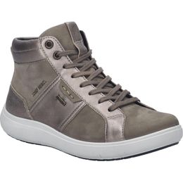 Josef Seibel Damen Sneaker "Megan 53, taupe", Gr. 40, grau, Obermaterial: 100% Rindsleder Leather cow., Schuhe