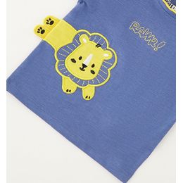 IDO Jungen T-Shirt "BABY BOY SUMMER T-SHIRT", blau, Gr. 68, 100% Baumwolle, Shirts