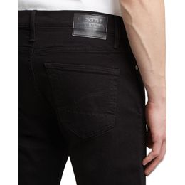 G-Star Raw G-STAR Herren Regular-fit-Jeans "3301 Slim Jeans", schwarz, Gr. 31, Obermaterial: 66% Baumwolle, 26% Baumwolle, 7% Elastomultiester, 1% Elasthan,