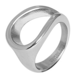 Adelia&acute;s ADELIA ́S Damen Fingerring "Damen Ring aus Edelstahl", 56, Edelstahl, silber, Edelstahl, Fingerringe