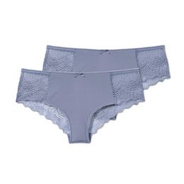 Tchibo - 2 Brazilslips - Damen - Gr. L - lila