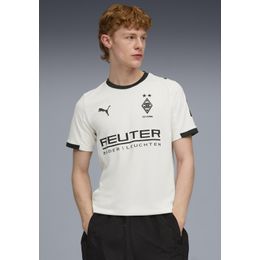 Puma Herren Fu&szlig;balltrikot "BMG HOME JERSEY REPLICA", schwarz-wei&szlig;, Gr. XXL, unifarben, Web, Obermaterial: 100% Polyester, Trikots, f&uuml;r Fu&szlig;ball,