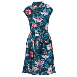 KOROSHI Shirt Dress female size 44 Blue / Night blue / Green / Red