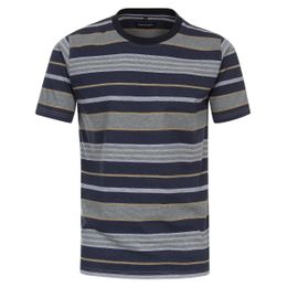 Casamoda Herren T-Shirt "Casamoda T-Shirt gestreift", gr&uuml;n, Gr. L, 100% Baumwolle, Shirts