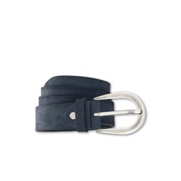 Bernd G&ouml;tz BERND G&Ouml;TZ Damen Lederg&uuml;rtel "Lederg&uuml;rtel mit dekorativer, fl&auml;chiger Designschlie&szlig;e", blau, Gr. 110, Rindsleder, G&uuml;rtel