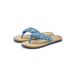 ELBSAND Badezehentrenner 'Sandale,Badelatsche,Flip Flop,Mule, Pantolette,Badeschuhe,Sommerschuhe' blau Gr. 44 f&uuml;r Damen