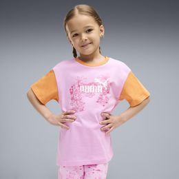 Puma M&auml;dchen T-Shirt "Puma x DORA THE EXPLORER Relaxed Graphic T-Shirt M&auml;dchen"mauve glow pink, Gr. 116, Obermaterial: 100% Baumwolle. Rippe: 70%