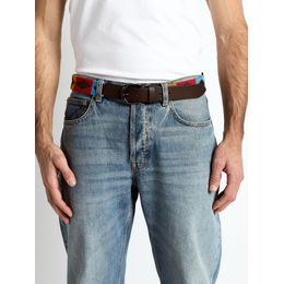 JCC Herren Lederg&uuml;rtel "31025097", braun, Gr. 105, Obermaterial: 100% B&uuml;ffelleder, Stickerei: 100% Polyester, G&uuml;rtel