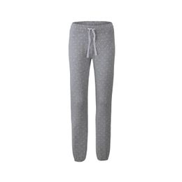Tchibo - Jersey-Relaxhose - Damen - Gr. XS - wei&szlig;/print