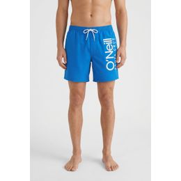 O`Neill O'NEILL Herren Badeshorts "ORIGINAL CALI 16'' SWIMSHORTS", blau, Gr. XL, Obermaterial: 100% Polyester, Badehosen, mit elastischem Bund, normale