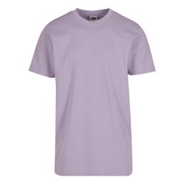 Urban Classics Herren T-Shirt "Urban Classics Herren Basic Tee", lila, Gr. M, unifarben, 100% Baumwolle, Shirts