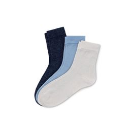 Tchibo - 3 Paar Socken - Damen - Gr. 39-42 - dunkelblau