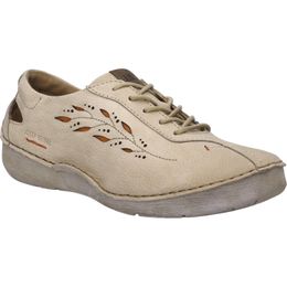 Josef Seibel Damen Schn&uuml;rschuh "Fergey 78, beige", Gr. 35, beige, Obermaterial: 100% Rindsleder Leather cow., Schuhe