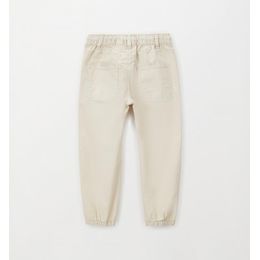 sarabanda M&auml;dchen Outdoorhose "BABY BOY TROUSERS", beige, Gr. 74, 98% Baumwolle, 2% Elasthan, Hosen