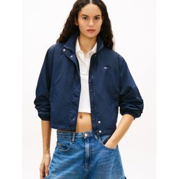 Tommy Jeans Damen Outdoorjacke "TJW ESSENTIAL JACKET EXT", blau, Gr. XXL, unifarben, Web, Obermaterial: 100% Polyamid, Jacken, mit kontrastfarbenem
