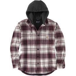 Carhartt Herren Outdoorjacke "Flannel, Fleece", rot, Gr. XXL, Obermaterial: 50% Baumwolle CO. 50% Elasthan EL., Jacken