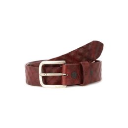 BA98-Cologne Damen Lederg&uuml;rtel "BA98-Cologne G&uuml;rtel", rot, Gr. 115, uni, Obermaterial: 100% Lammleder LEL., G&uuml;rtel, handgefertigt