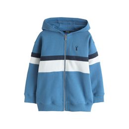 next Sweatjacke Jungen Gr&ouml;&szlig;e 98 navy / hellblau / wei&szlig;