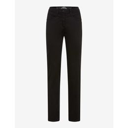 Raphaela by Brax Damen Five-Pocket-Hose Style LAURA NEW BLACK, schwarz, Gr. 48K