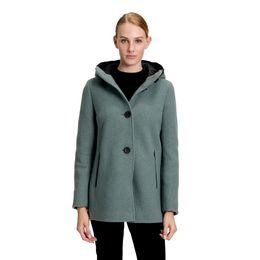 Gil Bret Damen Wolljacke "Damen mit Kapuze", grau, Gr. 42, Obermaterial: 100% Schurwolle. Besatz: 100% Polyamid. Futter: 100% Polyamid. Futter2: 100%
