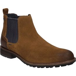 Josef Seibel Herren Stiefelette "Jasper 50, camel-kombi", Gr. 41, braun, Obermaterial: 100% Rindsleder Leather cow., Schuhe