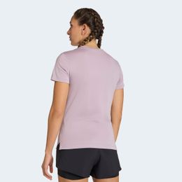 Damen T-Shirt "ADIDAS WORKOUT ESSENTIALS MIT V-AUSSCHNITT"preloved fig, Gr. XS, adidas Performance, Obermaterial: 93% Polyester, 7% Elasthan, Shirts,