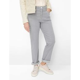 Raphaela by Brax Damen Five-Pocket-Hose Style CAREN NEW VERY LIGHT GREY,SLIGHTLY USED, denim hellgrau, Gr. 50K