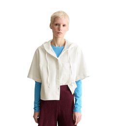 Marc O'Polo Damen Kurzarmbluse "aus Organic Cotton Oxford", wei&szlig;, Gr. XL, MARC O'POLO DENIM, unifarben, Obermaterial: 100% Baumwolle, Blusen