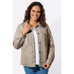 Casual Looks Damen Blusenjacke, beige, Gr. 40, 100% Polyester, Wattierung:100% Polyester, Jacken