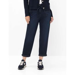 Raphaela by Brax Damen Chino Style CARRIE DARK BLUE USING & BUFFIES, denim dunkelblau, Gr. 42