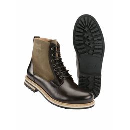 Franz Gustav Herren Landmannstiefel Leonhard Braun Kalbsleder und Veloursleder