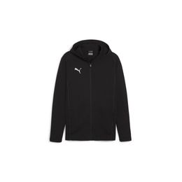 PUMA Athletic Zip-Up Hoodie 'Team Final' male size L Black / White