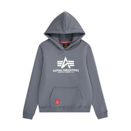 Alpha Industries Sweatshirt Jungen Gr&ouml;&szlig;e 152 rauchblau / wei&szlig;