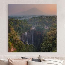 Bilderwelten Akustikbild Tumpak Sewu Wasserfall Indonesien