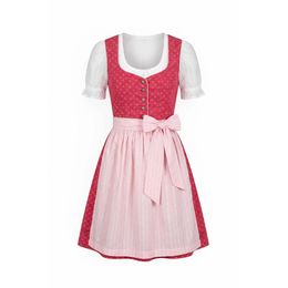 N&uuml;bler N&Uuml;BLER M&auml;dchen Dirndl "Kinderdirndl Flores", rosa, Gr. 140, Obermaterial: 100% Baumwolle CO., Kleider