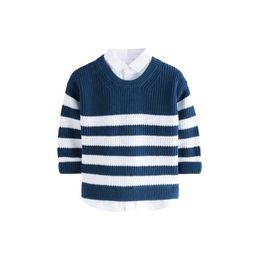 next Pullover Jungen Gr&ouml;&szlig;e 110 navy / wei&szlig;