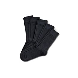 Tchibo - 5 Paar Socken - Herren - Gr. 41-43 - schwarz