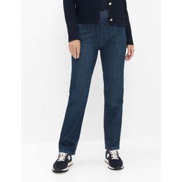 Raphaela by Brax Damen Five-Pocket-Hose Style CARINA STONED SLIGHTLY USED, denim blau, Gr. 50