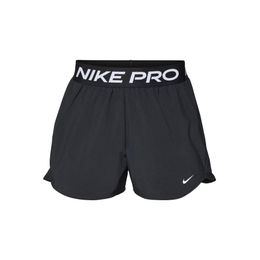 Nike Sportshorts 'Pro 365' Damen Gr&ouml;&szlig;e XL hellgrau / schwarz