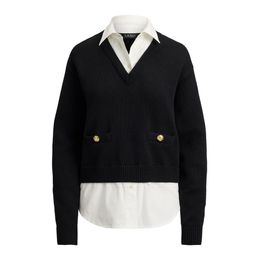Lauren by Ralph Lauren Lauren Ralph Lauren Pullover Damen Gr&ouml;&szlig;e M schwarz / wei&szlig;