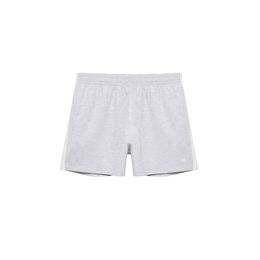 Pull&Bear Pull&bear Shorts 'PACIFIC' Damen Gr&ouml;&szlig;e 40 graumeliert / wei&szlig;