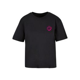 Mister Tee T-Shirt 'Everything's Nice' Damen Gr&ouml;&szlig;e M neonpink / schwarz